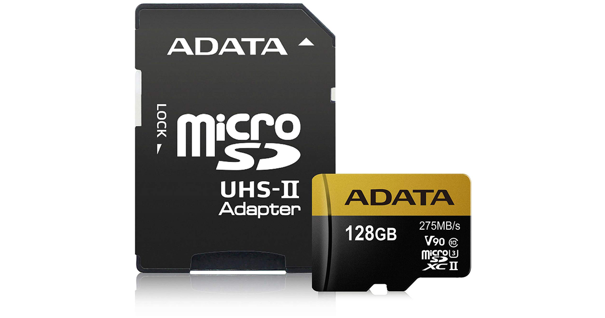 Adata Premier One microSDXC 128 GB UHS-II (Speed Class 3 / Video Speed ...