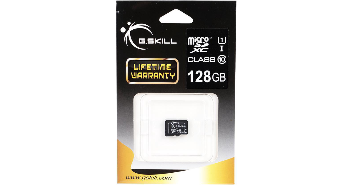 G. Skill microSDXC 128 GB UHS-I (Class 10 / Speed Class 1) (FF ...