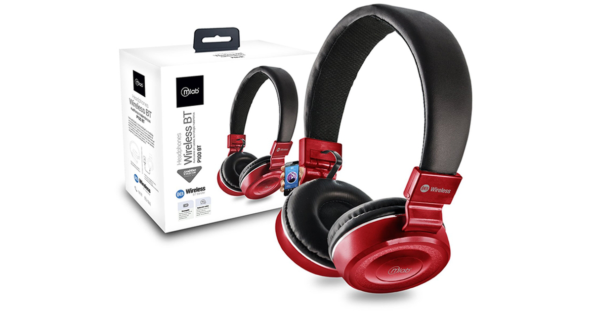 Microlab P100 BT Wireless Headphones - Red (7821) | SoloTodo.cl