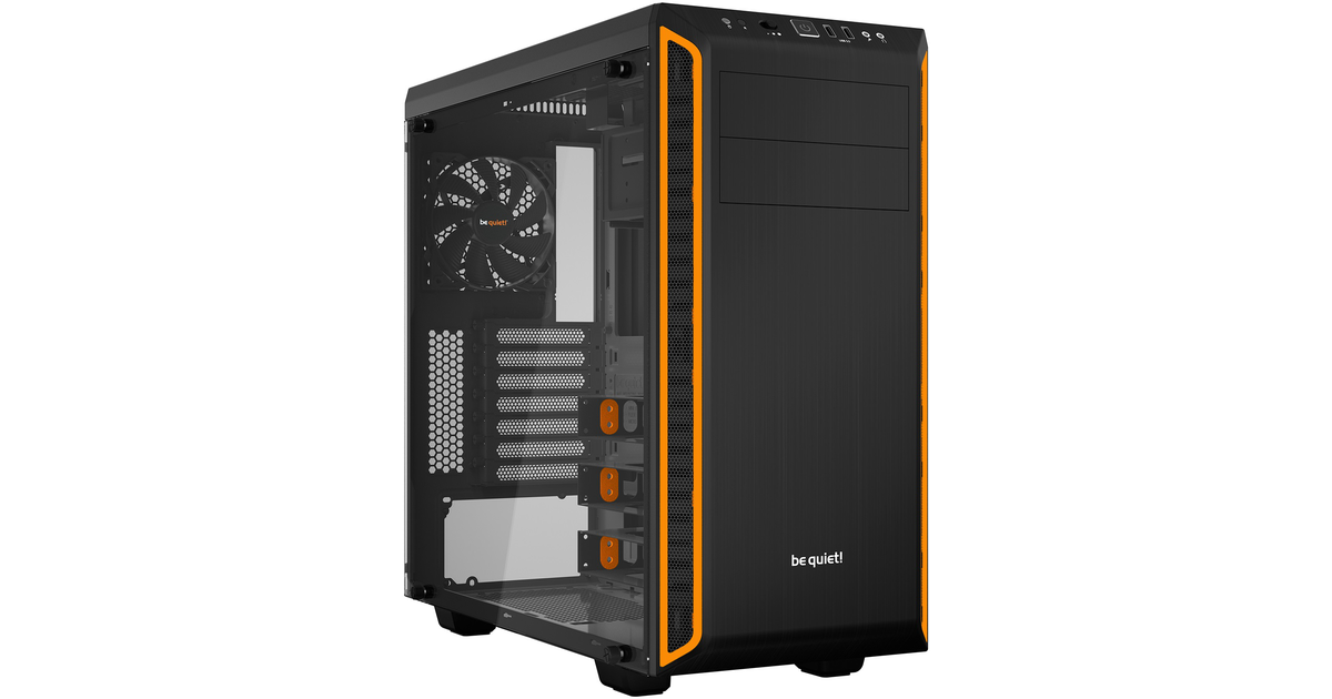 be quiet! Pure Base 600 Window - Orange (BGW20) | SoloTodo.cl
