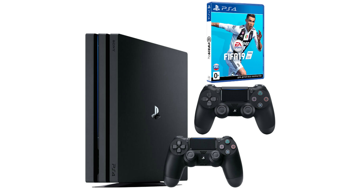 Sony PS4 Pro 1 TB + Control Adicional + FIFA 19 | SoloTodo.cl