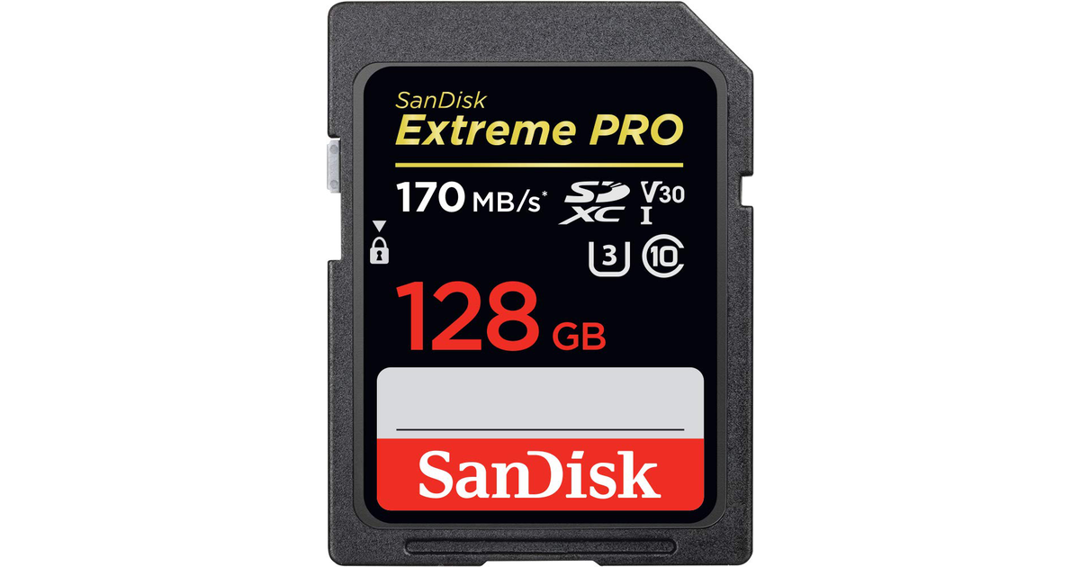 SanDisk Extreme Pro SDHC / SDXC 128 GB UHS-I (Speed Class 3 / Video ...