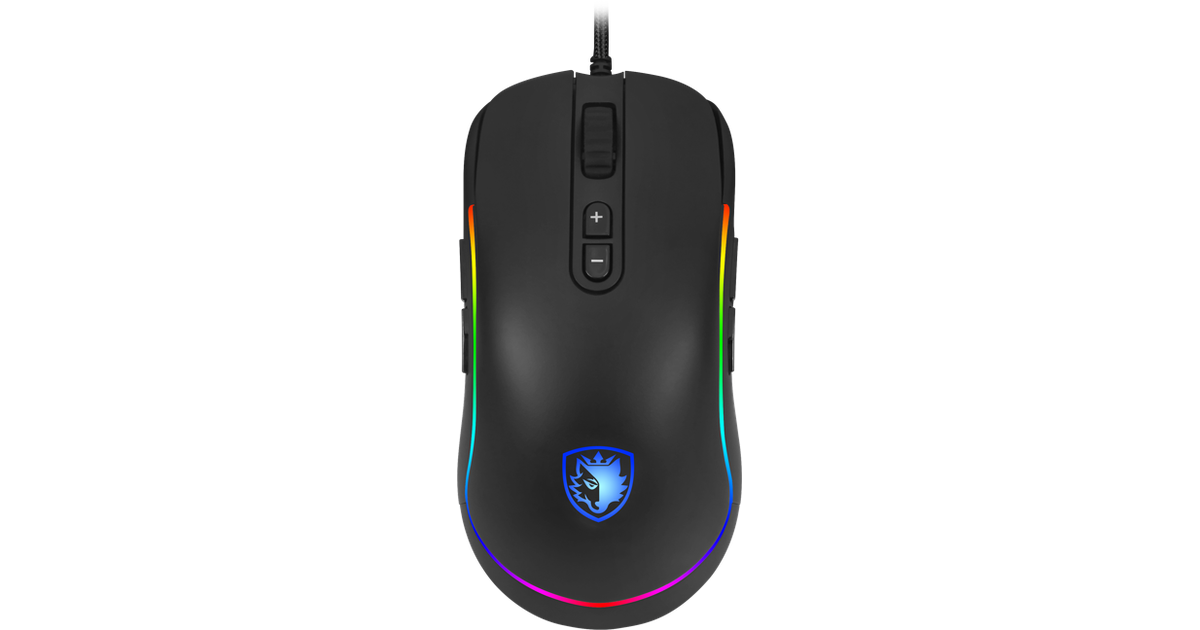 Sades Revolver Ambidextrous Gaming Mouse with RGB Light | SoloTodo.cl