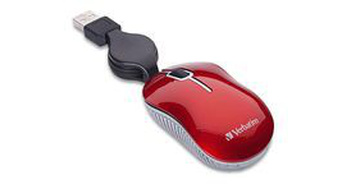 Verbatim Mini Travel Optical Mouse - Red (98619) | SoloTodo.cl