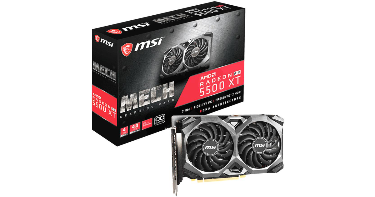 MSI Radeon RX 5500 XT MECH 4G OC [RX 5500 XT MECH 4G OC] | SoloTodo.cl
