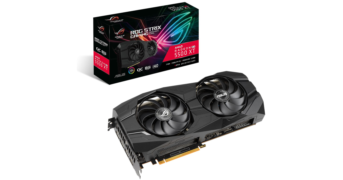 ASUS ROG-STRIX-RX5500XT-O8G-GAMING [90YV0DU0-M0AA00] | SoloTodo.cl