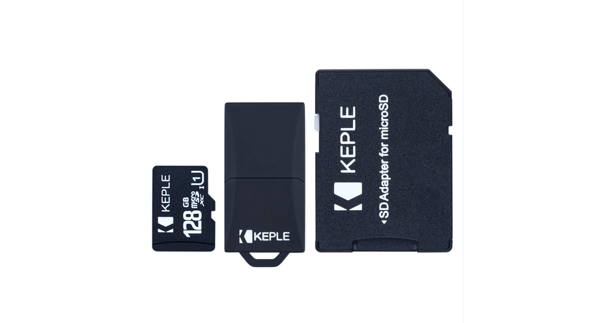 Keple microSDXC 128 GB UHS-I (Class 10 / Speed Class 1) (MSD3IN1-128GB ...