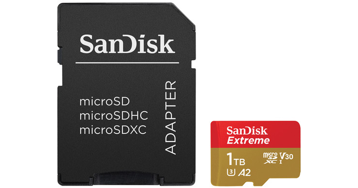 SanDisk Extreme microSDHC / microSDXC 1.0 TB UHS-I (Speed Class 3 ...