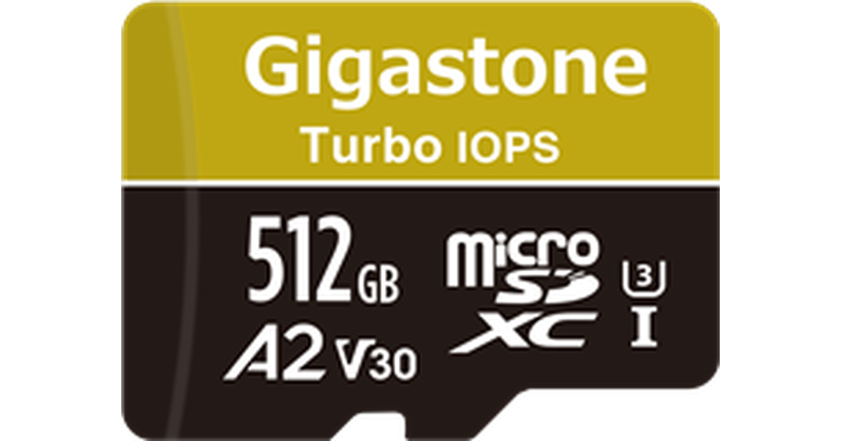 Gigastone Turbo IOPS microSDHC / microSDXC 512 GB UHS-I (Speed Class 3 ...
