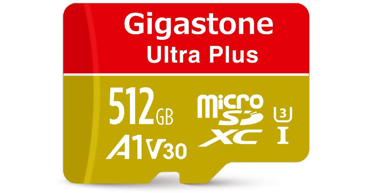 Gigastone Ultra Plus microSDHC / microSDXC 512 GB UHS-I (Speed Class 3 ...