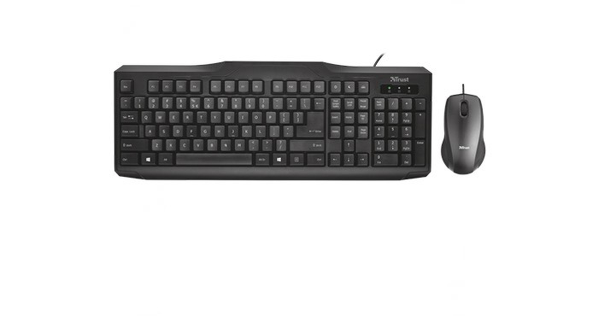 Trust Classicline Wired Keyboard with mouse (21392) | SoloTodo.cl