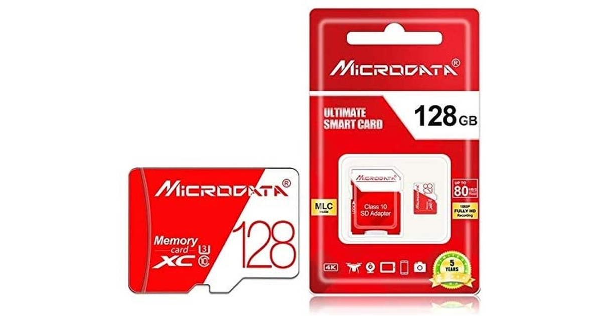 Microdata microSDHC / microSDXC 128 GB Class 10 / UHS Class 1 (U1 ...