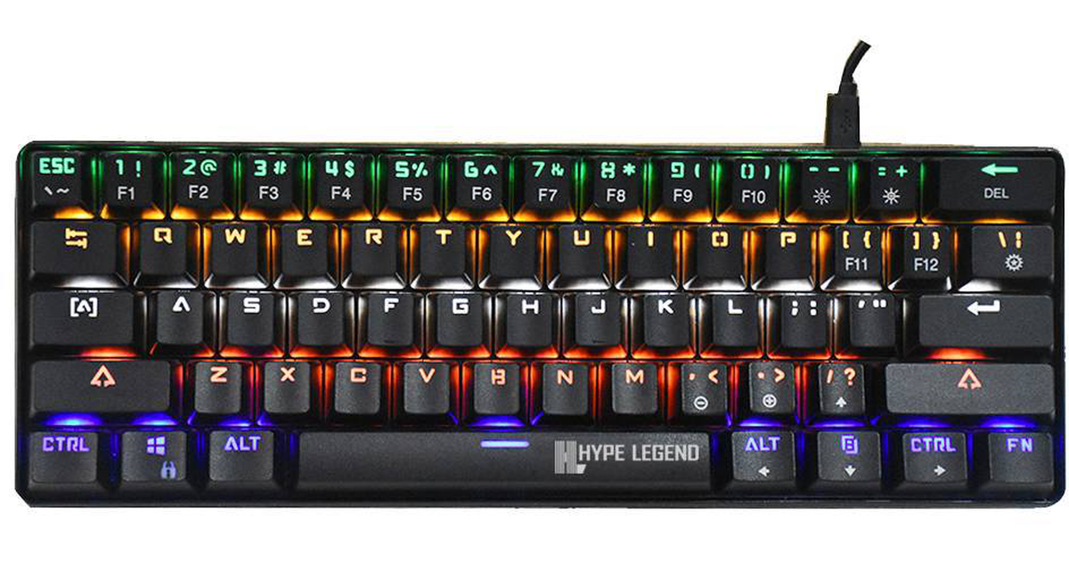 Hype Legend Rebel RGB - Black (Blue Switch) | SoloTodo.cl