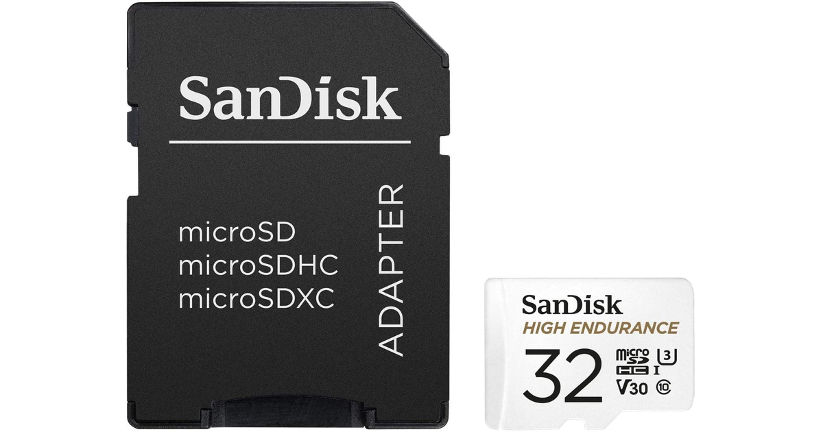 SanDisk High Endurance microSDHC / microSDXC 32 GB UHS-I (Speed Class 3 ...