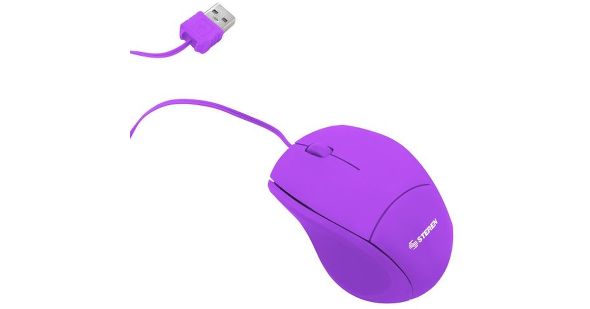 Steren Mini Mouse 5219 - Morado (COM-5219MO) | SoloTodo.cl