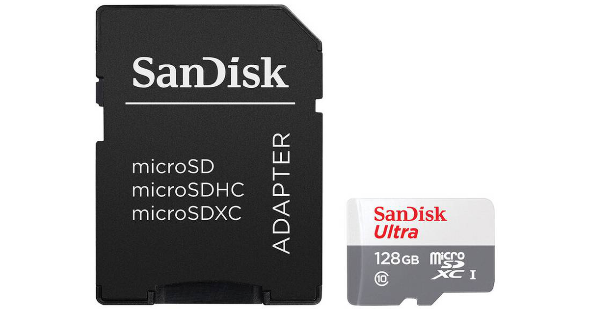 SanDisk Ultra microSDHC / microSDXC 128 GB Class 10 / UHS Class 1 (U1 ...