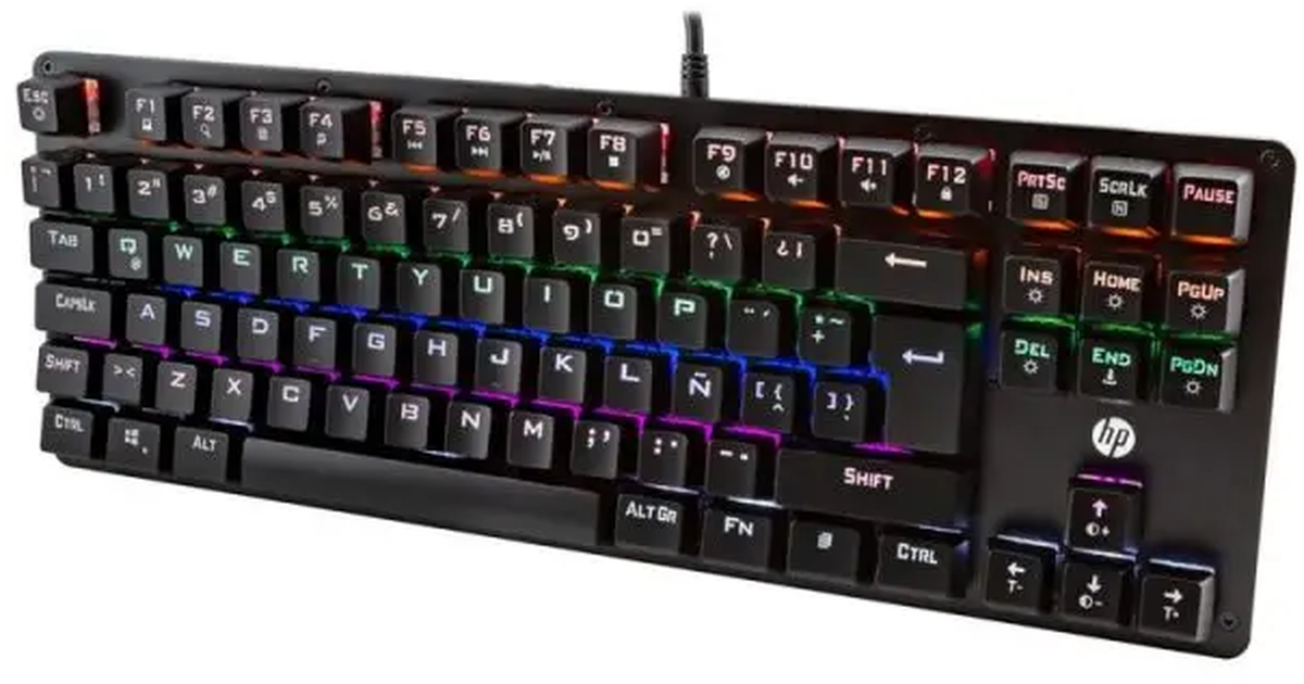HP GK200 Mechanical Gaming Keyboard Black (29HPPGK200) | SoloTodo.cl